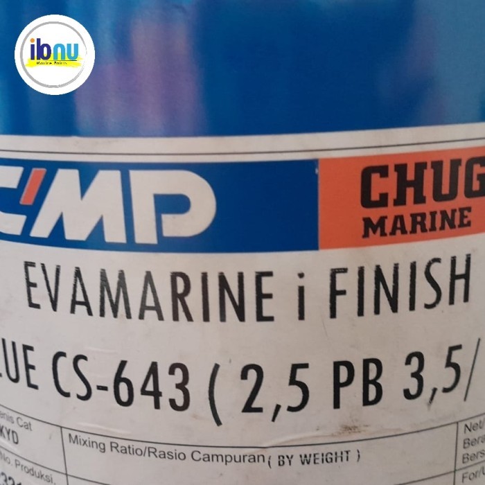 Jual Cat Shigoku Evamarine I Finish Biru Laut 5 Liter | Shopee Indonesia