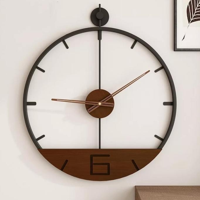 Jual 51 Cm Jam Dinding Simple Modern Besar Logam | Shopee Indonesia