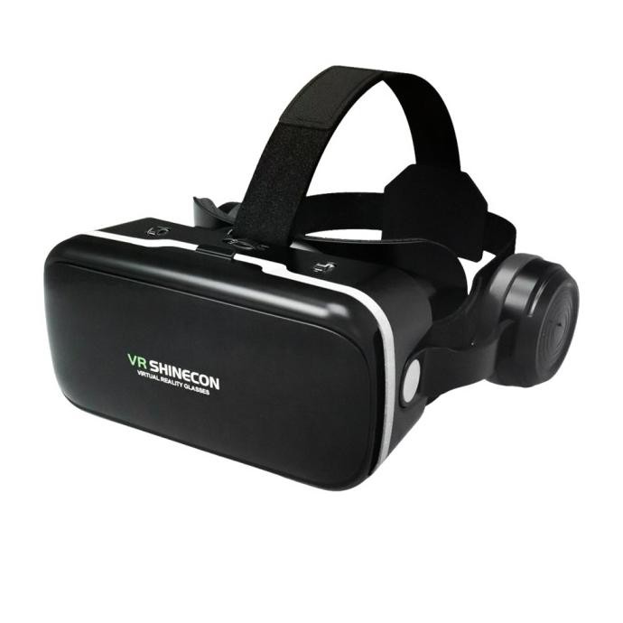 Jual produk baru!! vr box 3d virtual reality glasses dengan headphone ...