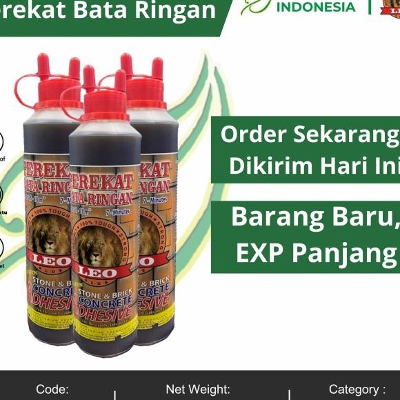 Jual Perekat / Lem Mortar / Lem Bata Ringan / Lem Hebel Lem Leo 900gr ...