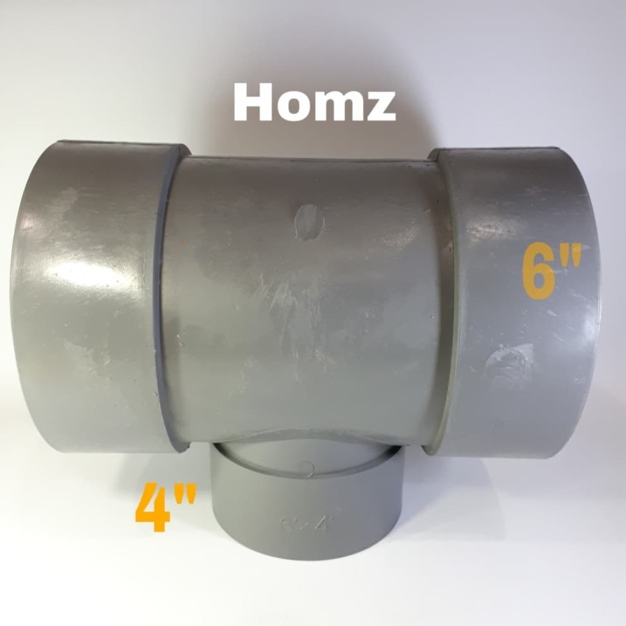 Jual SL Vlok Tee D 6 x 4" inch /Plok T 6 x 4 in Pvc/Reducer Tee/Leter T ...