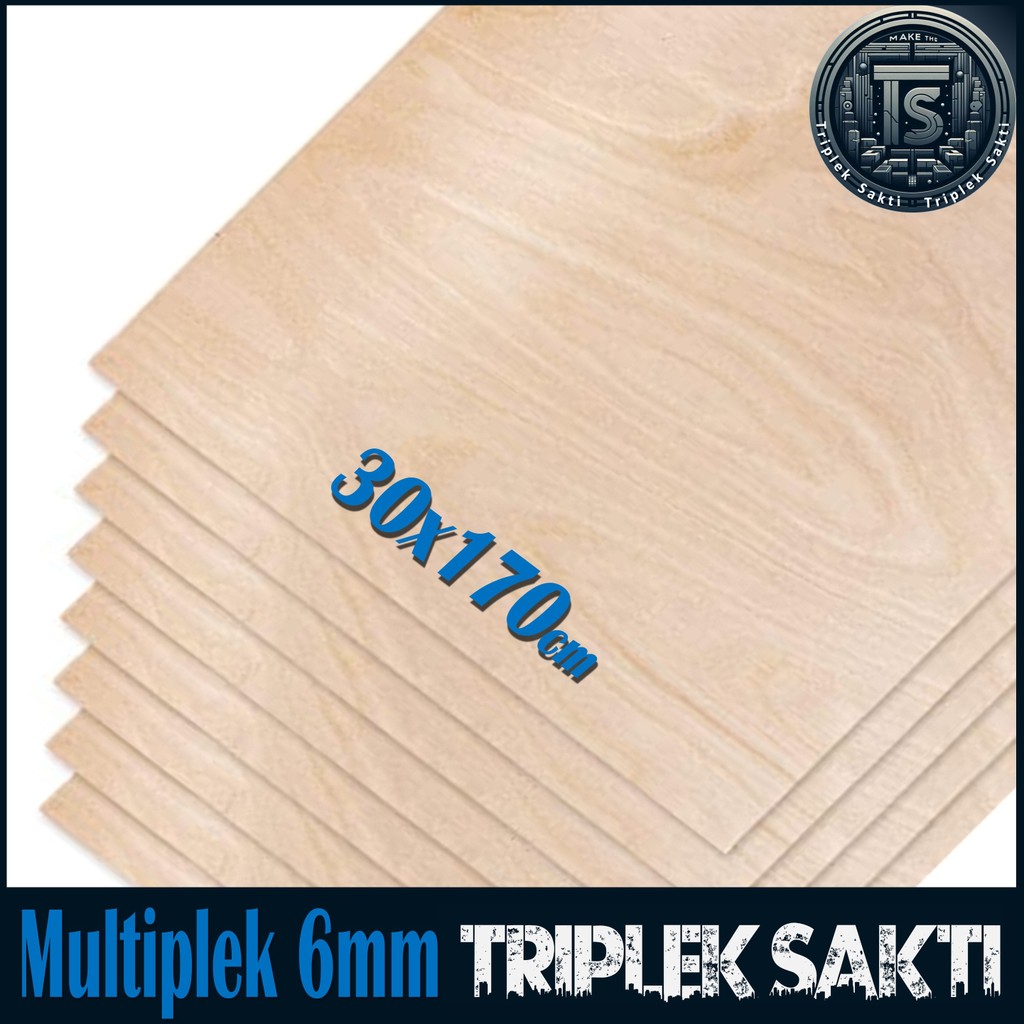 Jual Multiplek Triplek 6mm 30x170 cm ISI 2 LEMBAR ( 6 mm | 30x170cm ...