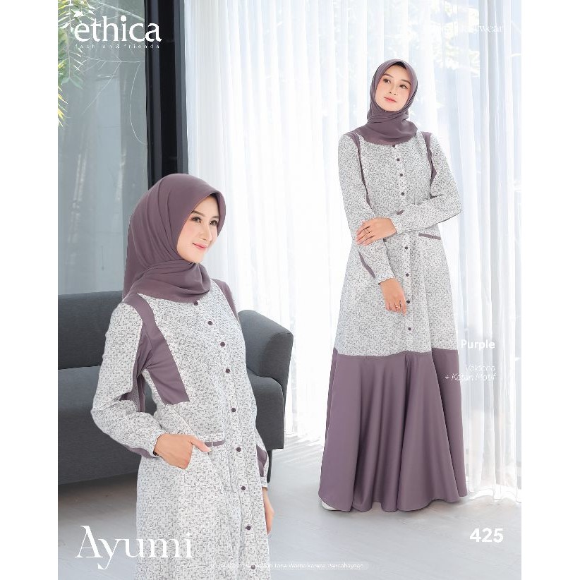 Jual Gamis Ethica AYUMI 425 | Model Baju Gamis Terbaru Lebaran 2025 ...