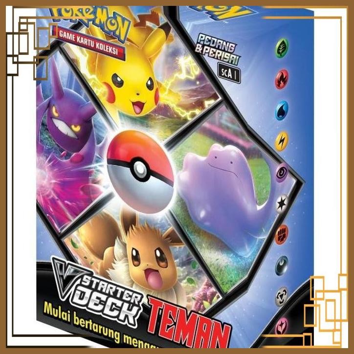 Jual [AMC] KARTU POKEMON TCG SERI 7 V STARTER DECK TEMAN SCA1 PEDANG DAN PERISAI | Shopee Indonesia