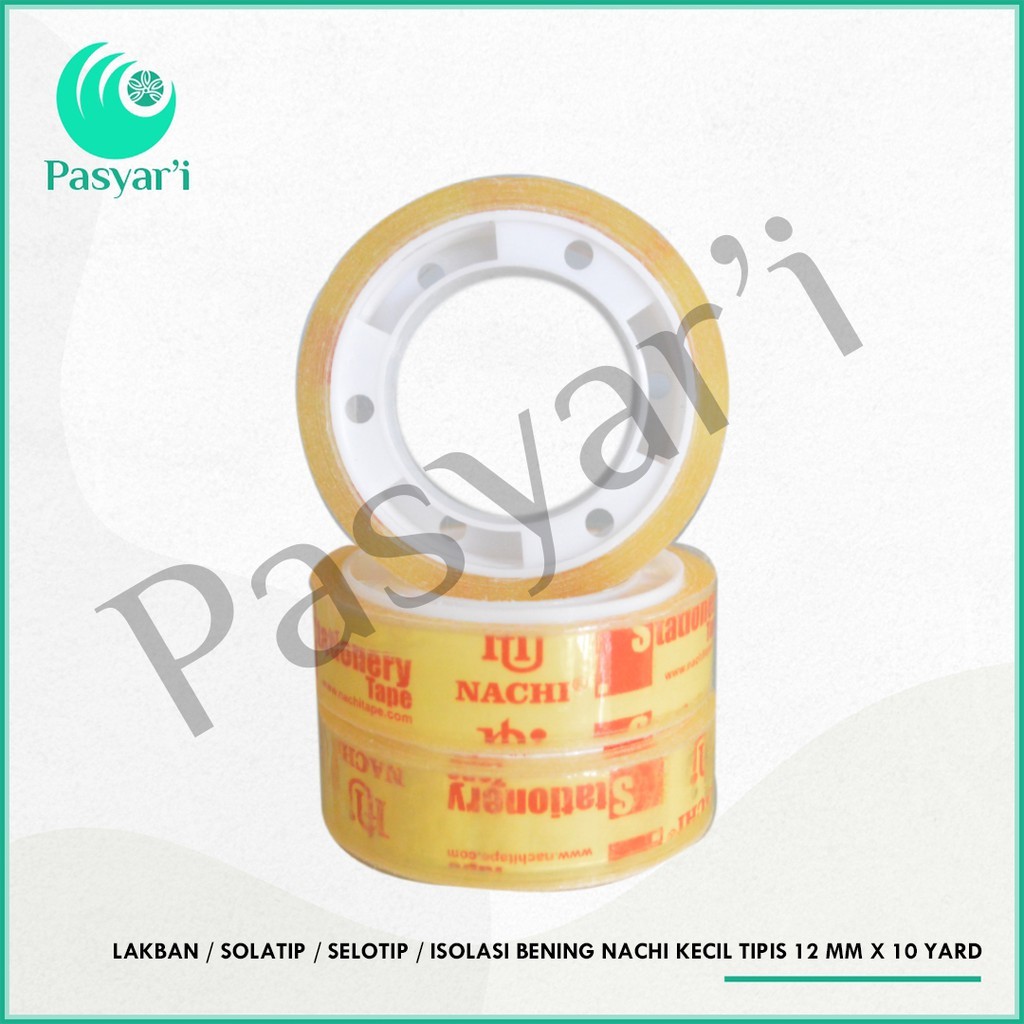 Jual Lakban / solatip / selotip / isolasi bening nachi kecil tipis 12 ...