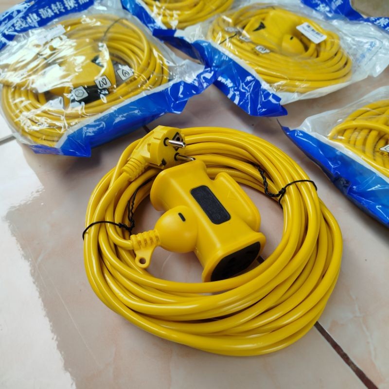 Jual Kabel Sambungan Multi Fungsi /Colokan Kabel Listrik 10 Meter ...