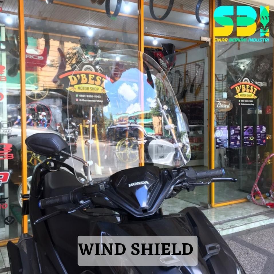 Jual SPECIAL Windshield Universal MODEL Ukuran TINGGI Matic TEBAL 3MM ...
