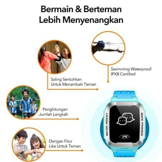 Jual Imoo Smart Watch Y1 Biru - Jam Tangan Anak Pintar Y1 Original ...