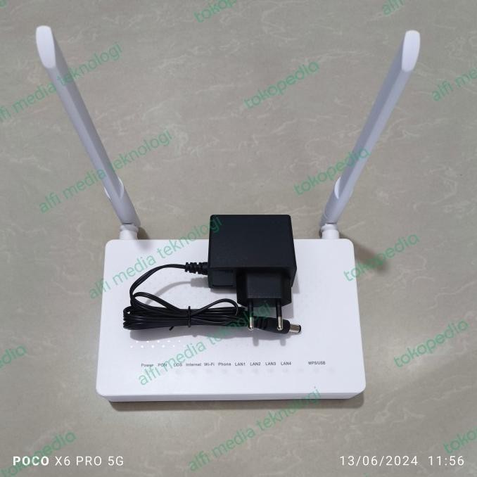 Jual ZTE F660 V8 OMCI Gpon ONT WiFi | ONU ZTE F660 V8.0 FTTH versi OMCI | Shopee Indonesia