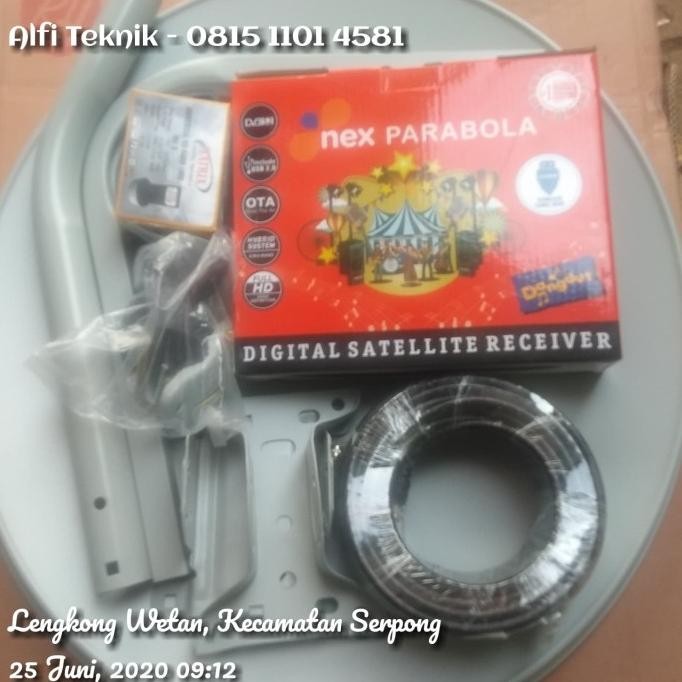 Jual paket Nex parabola mini 45cm siap pasang | Shopee Indonesia