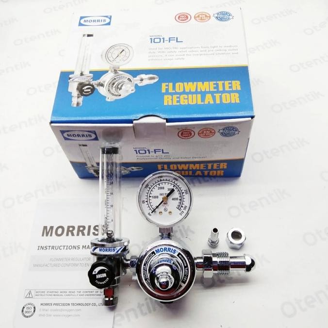 Jual MORRIS REGULATOR ARGON 101-25FL-AR - FLOWMETER REGULATOR 101 FL ...