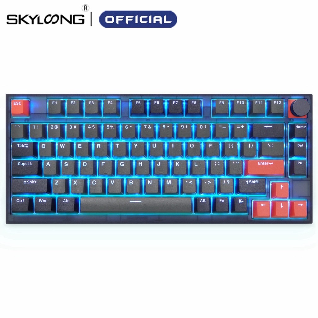 Jual Skyloong GK75, 80 Tombol, 75% Keyboard Mekanik, Aksesori Gaming ...