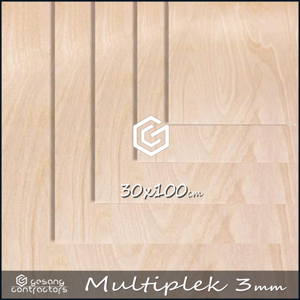 Jual Triplek 3mm 30x100 cm ISI 2 LEMBAR ( Multiplek 3mm | 3 mm ...