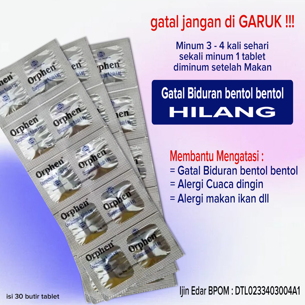 Jual Best seller Obat gatal Biduran obat gatal Bidur Bentol bentol ...
