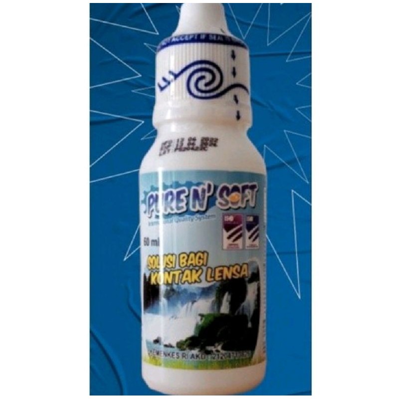 Jual (Bisa COD) PURE N SOFT. SOL 8, X2, ICE, SANSO. H2O Cairan ...