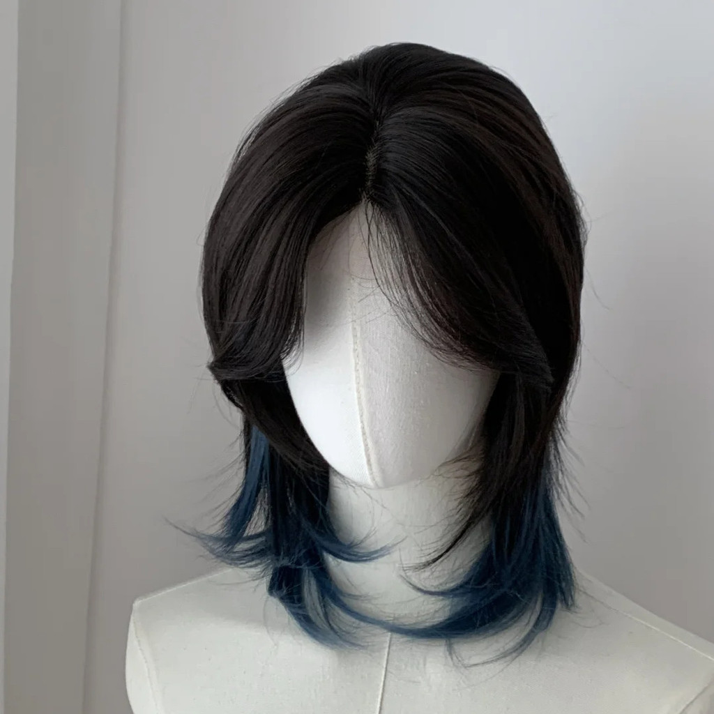 Jual LvyStyle-Wig Wolfcut, Rambut Palsu Pria, Wig Wanita Full Kepala ...