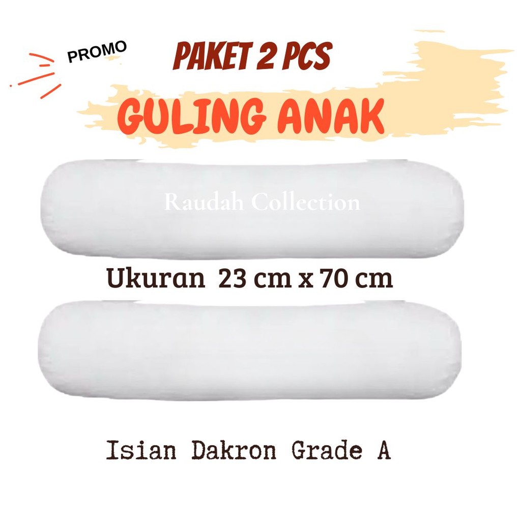 Jual GULING ANAK UKURAN 23X70 PAKET 2PCS | Shopee Indonesia