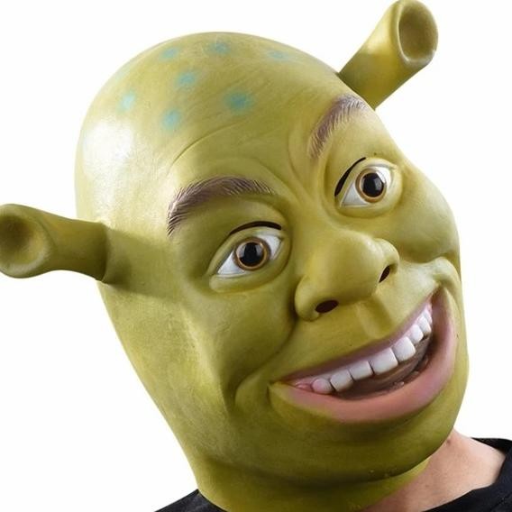Jual Tog Shrek Monster Ogre Halloween Prank Fullhead Cosplay Latex Mask ...