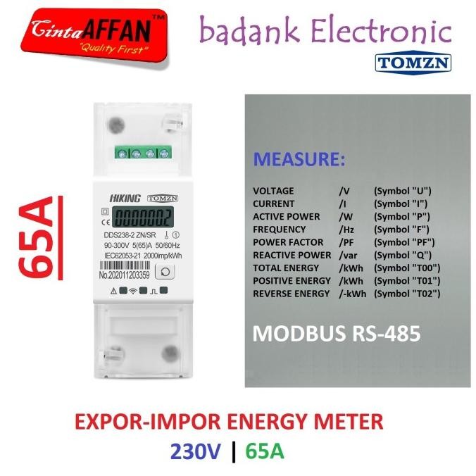 Jual ENERGY KWH METER MODBUS - EXPOR IMPOR EXIM NETT METERING PLTS ...