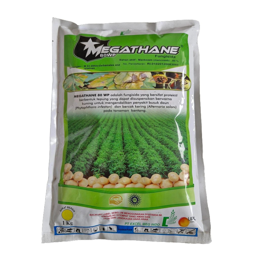 Jual Fungisida Megathane 80wp 1kg Mancozeb 80wp Efektif Atasi Jamur ...