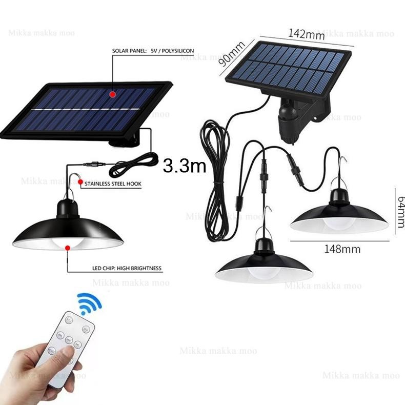 Jual Diskon Ip65 Tahan Air Kepala Ganda Lampu Tenaga Surya Led Split ...