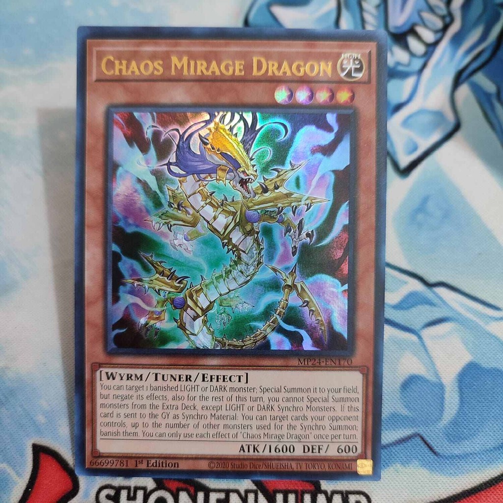 Jual yugioh chaos mirage dragon MP24 ultra rare original | Shopee Indonesia