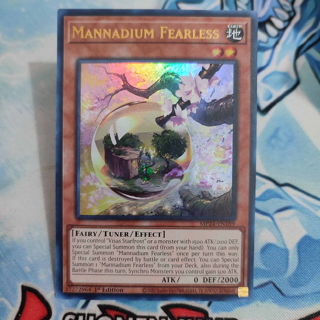 Jual yugioh mannadium fearless MP24 ultra rare original | Shopee Indonesia