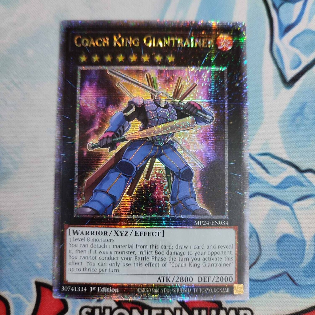 Jual yugioh coach king giantrainer MP24 QCSR original | Shopee Indonesia