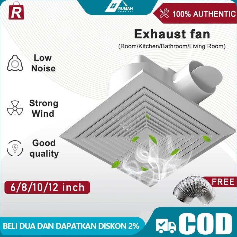 Jual Exhaust Fan Kipas Angin Hexos Plafon 8 inch / 10 inch/12 Inch ...