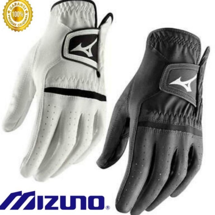 Jual Glove Golf Sarung Tangan Golf Mizuno Original / Black / White - Kiri | Shopee Indonesia
