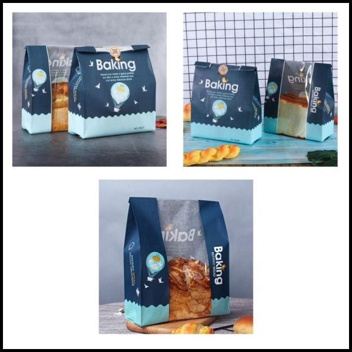 Jual Plastik Kemasan Kantong Kertas Roti Tawar / Toast Bag | Shopee ...