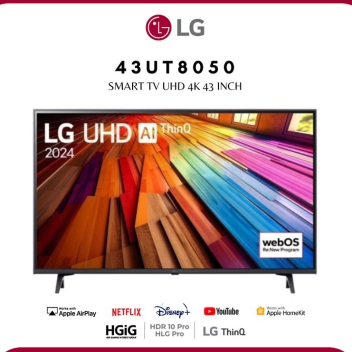 Jual LG 43UT8050 PSB - LED SMART TV LED 43 INCH UHD 4K MAGIC REMOTE ...