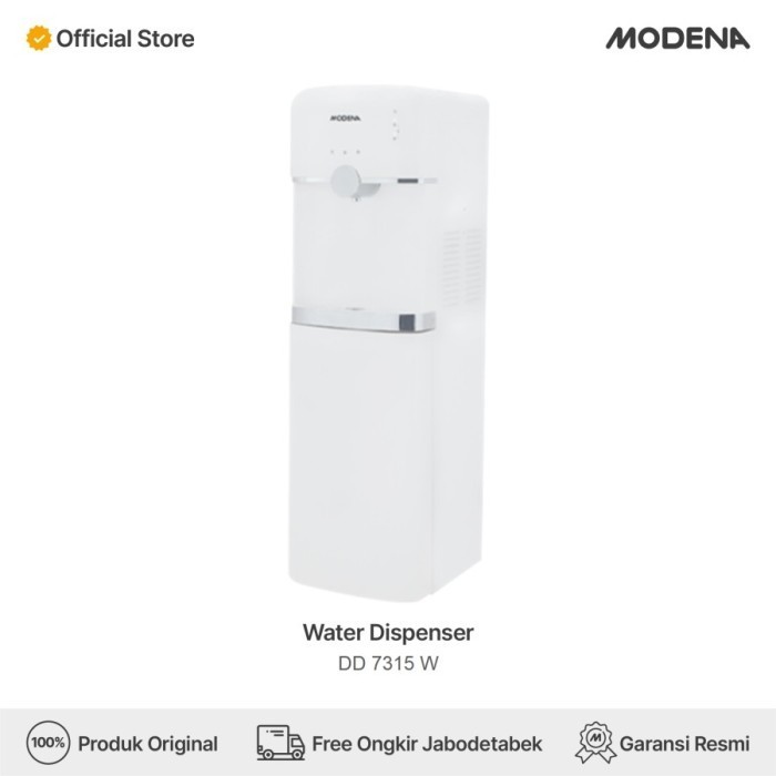 Jual MODENA Water Dispenser DD 7315 W Galon Bawah Stainless Steel ...
