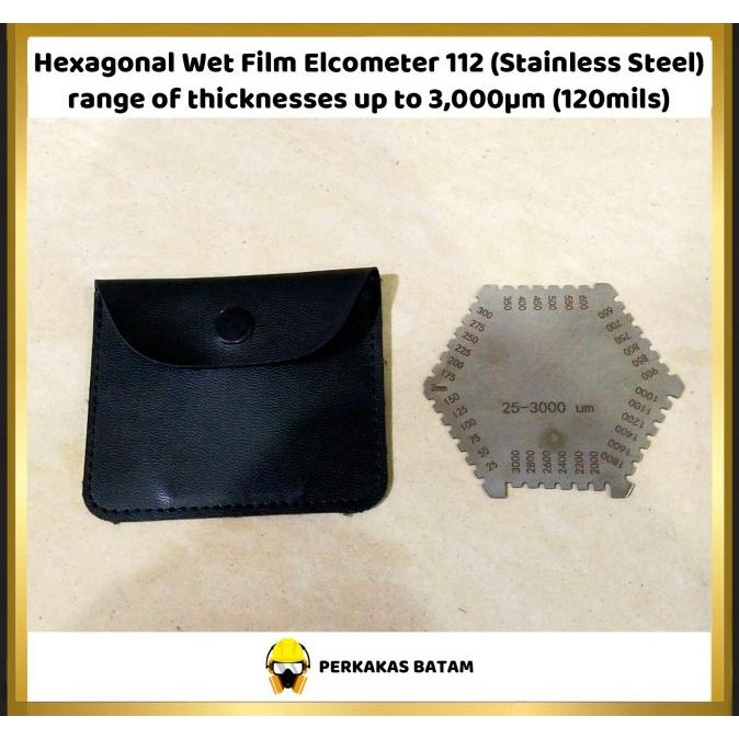 Jual WET FILM THICKNESS GAUGE COATING GAGE PLAT VERSI MURAH ELCOMETER ...