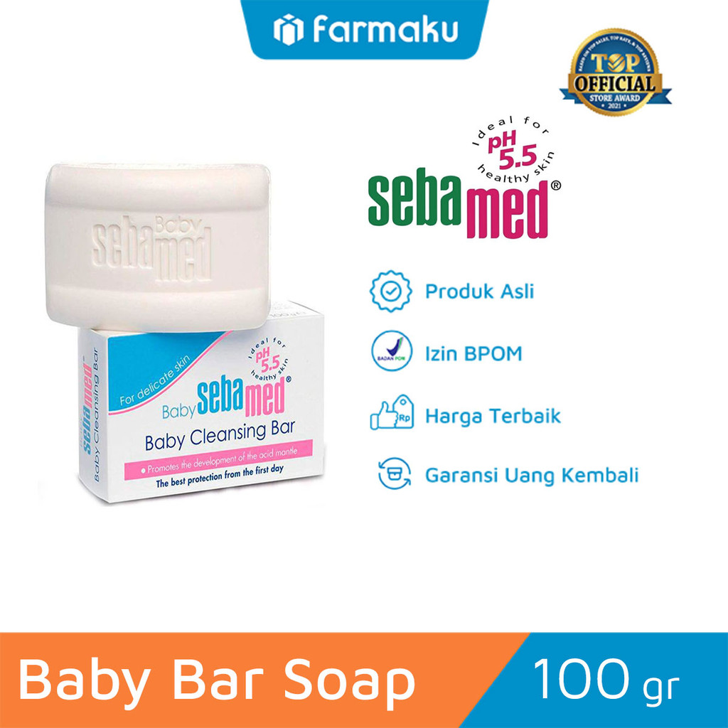 Jual Sebamed Baby Cleansing Bar 100 gr - Sabun Bayi | Shopee Indonesia