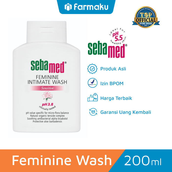 Jual Sebamed Feminine Intimate Wash Sensitive Botol 200 ml - (Variasi ...