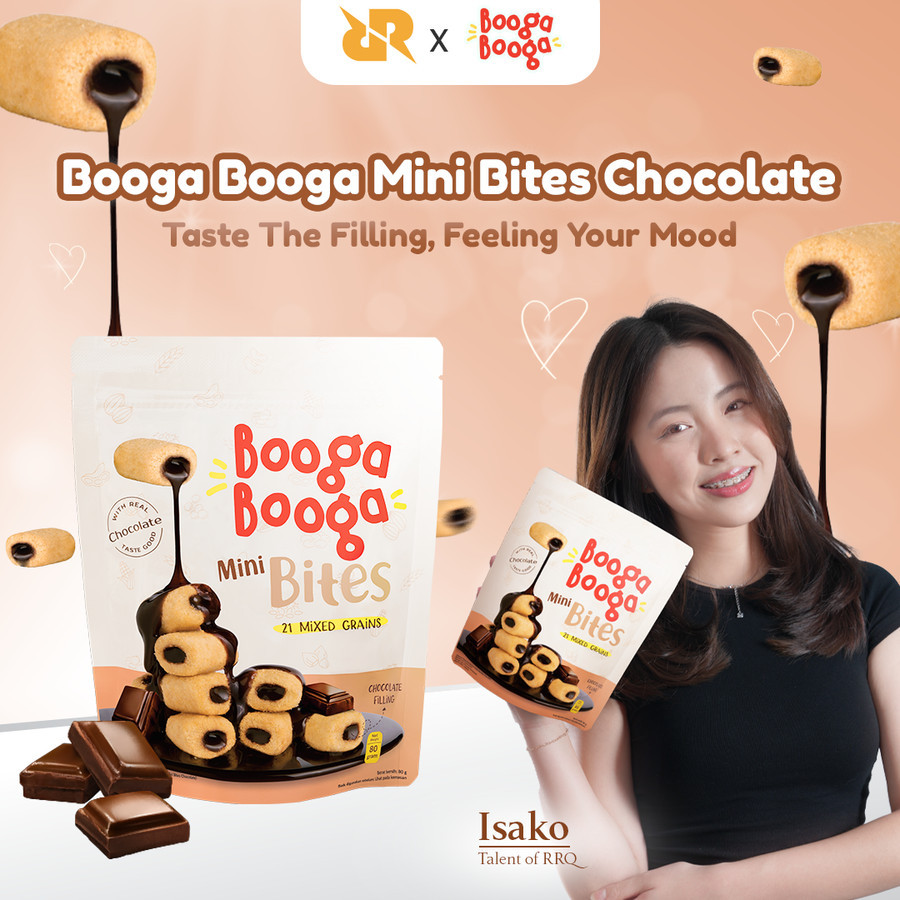 Jual Booga Booga Mini Bites Chocolate 80G | Shopee Indonesia