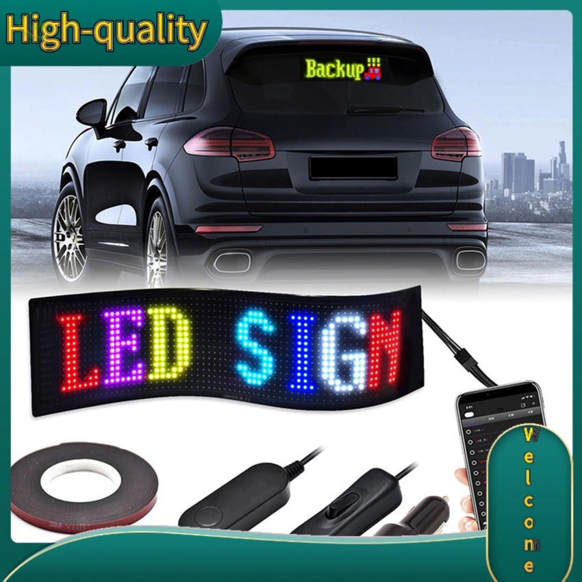Jual Iklan LED RGB Panel Mobil Jendela Mobil Tanda Layar Tampilan ...