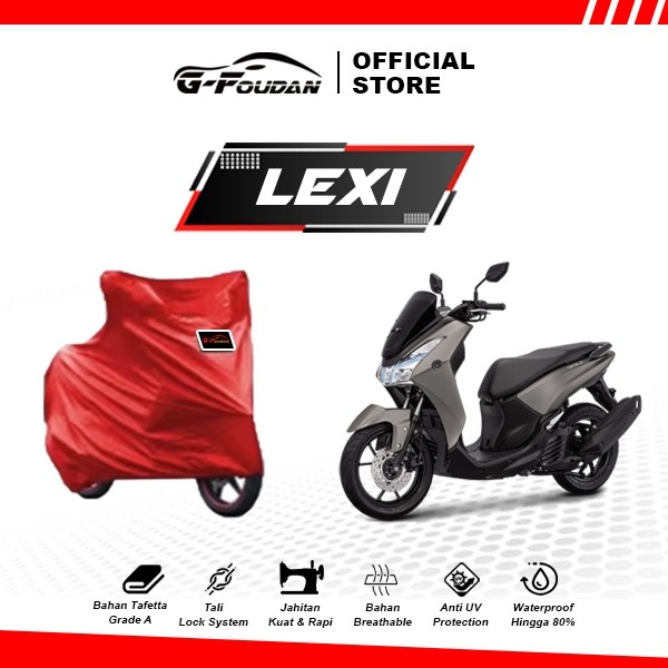 Jual Body Cover Motor Lexi / Sarung Motor Yamaha Lexi / Selimut Sepeda ...