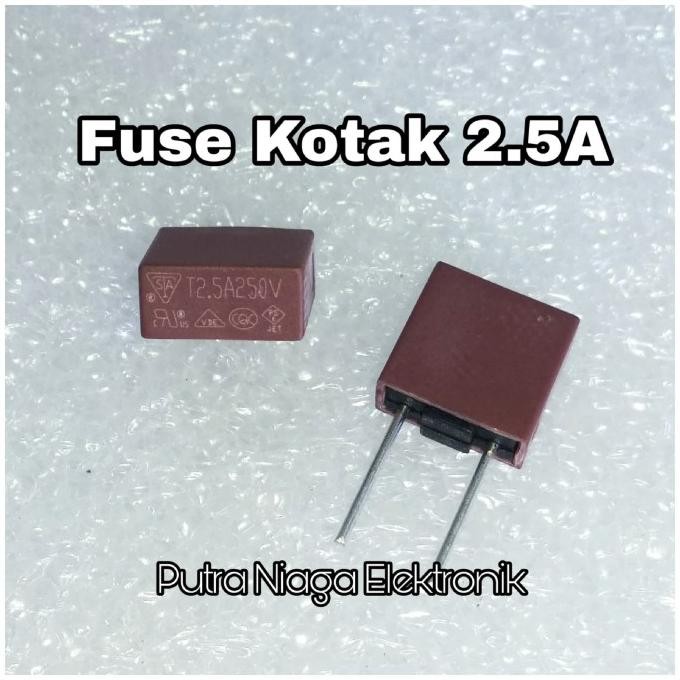 Jual Update Fuse Kotak 2,5A 250V Sikring Silinder Sekering PCB Board / T2.5A 250V putr4n dijamin ...