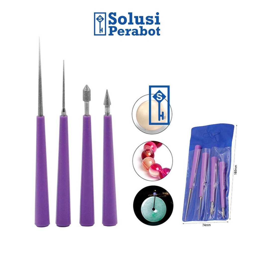 Jual Manual Alat kikir Pembesar lubang Manik 4in1 AH58 SP / Mutiara Bead / berlian jarum gerinda ...