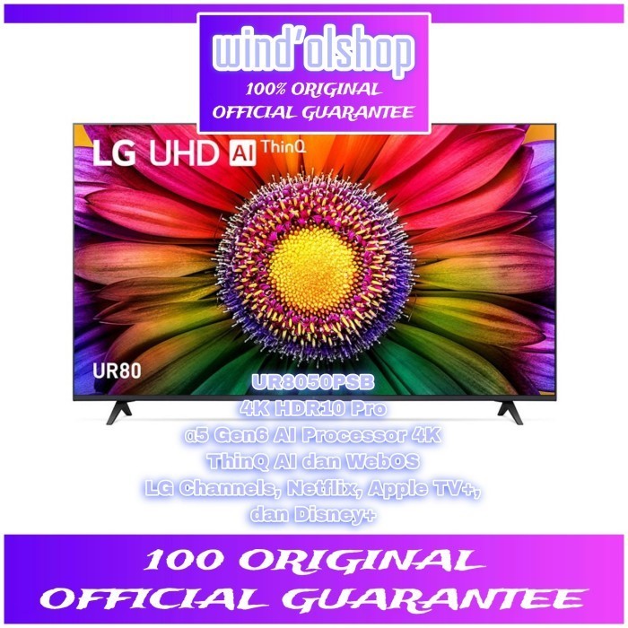 Jual Toko Bakia -- LG 43UR8050PSB Smart TV 4K LG UHD 43UR8050 43 inch ...
