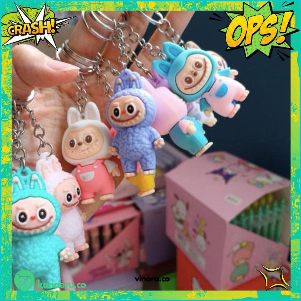 Jual Gantungan Kunci The Monster Labubu Labu Bu Labu Labu / Gantungan ...