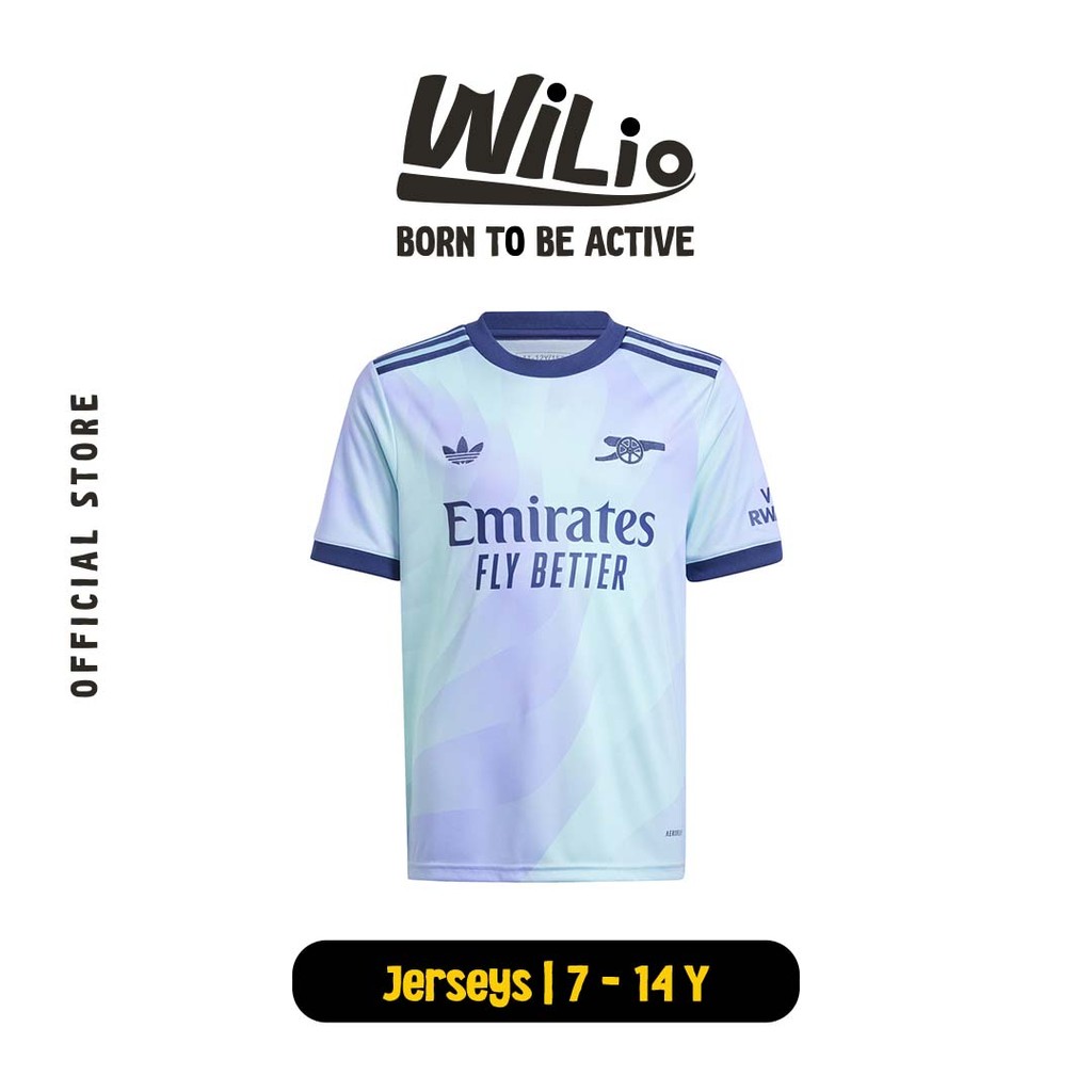Jual Adidas Arsenal Afc 3 Jsy Y IS8124 - Jersey Anak (Biru) | Shopee ...