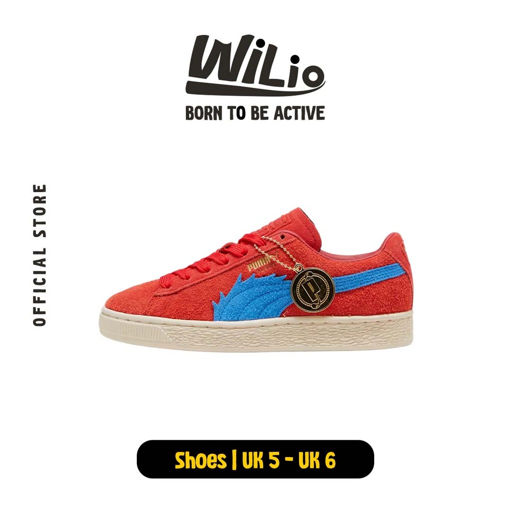 Jual PUMA Suede One Piece Jr 39664801 - Sepatu Anak (Merah) | Shopee ...