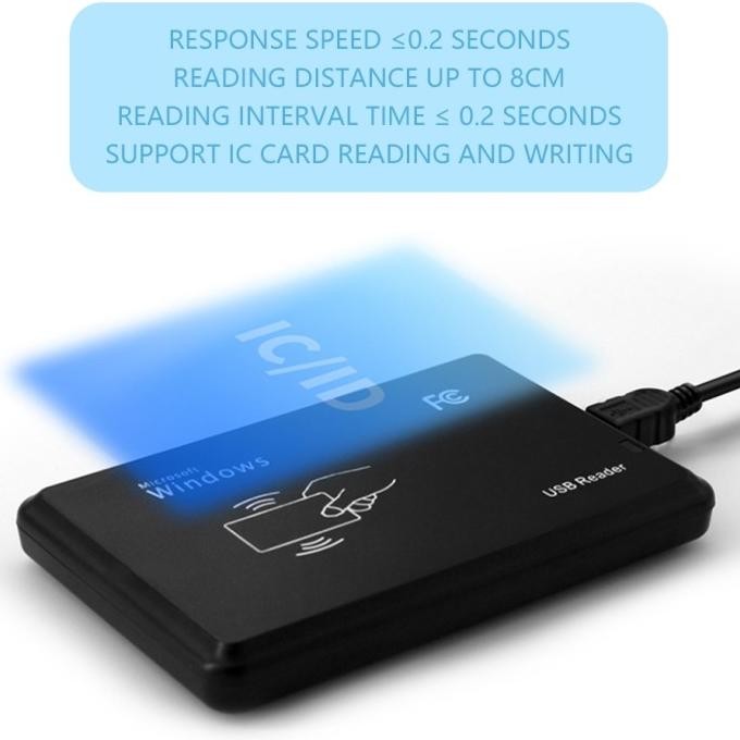 Jual R20Dc Usb Rfid Card Reader Dual Freq 13.56Mhz 125Khz Ic Id Card ...