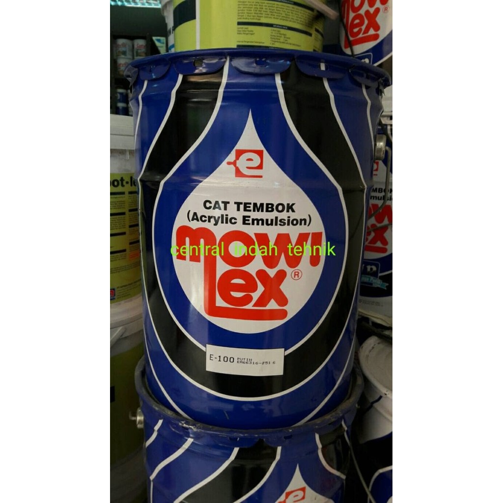 Jual CAT TEMBOK MOWILEX E100 E 100 20 LITER ACRYLIC EMULSION | Shopee ...