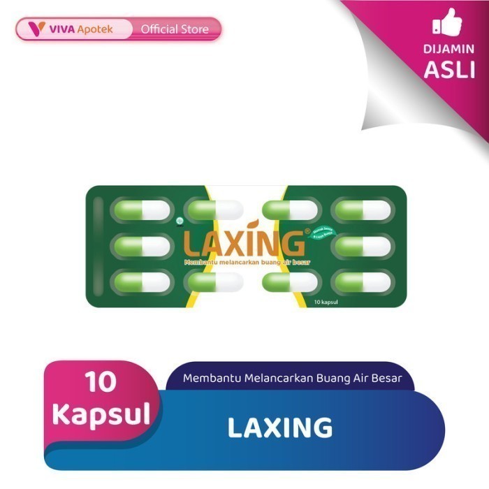Jual Laxing untuk Membantu Melancarkan Buang Air Besar (10 Kapsul ...