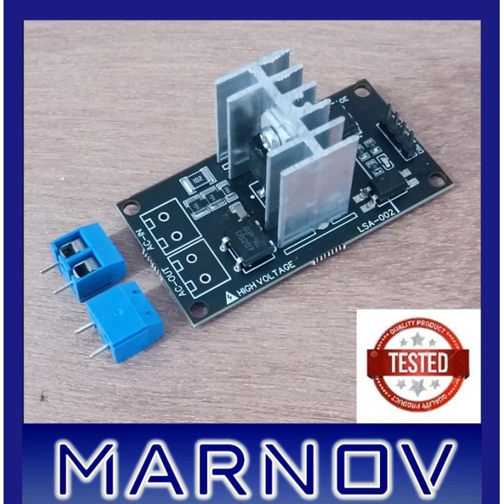 Jual Lsa-002 Ac Light Dimmer Module Modul Triac Arduino 1 Channel 5V 3 ...