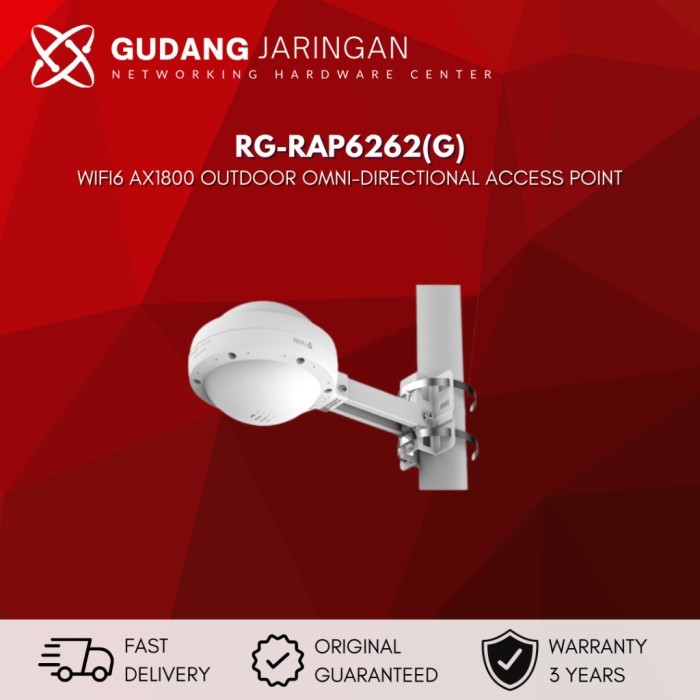 Jual RG-RAP6262(G) RUIJIE REYEE OUTDOOR WI-FI 6 OUTDOOR ACCESS POINT ...